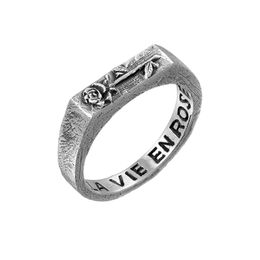 Haze&Glory Haze&glory Ring 'Rose' Herren Gr&ouml;&szlig;e 64 silber