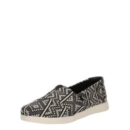 Toms Shoes TOMS Classic Flats 'Alpargata Plus' female size 42 Black / White