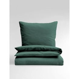 Bierbaum Bettw&auml;sche &raquo;Biber Uni&laquo; 2 Stk. Biber, 100 % Baumwolle, pflegeleicht, kuschelig weich braun Biber, Obermaterial: 100% Baumwolle B/L: 135cm x 