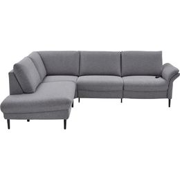 Home Affaire Ecksofa &raquo;Sarsina: mit Tonnentaschen-Federkern, perfekt zum Entspannen L-Form&laquo; inklusive 2 motorischen Relaxfunktionen mit Herz-Waage-