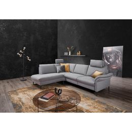 Home Affaire Ecksofa &raquo;Sarsina: mit Tonnentaschen-Federkern, perfekt zum Entspannen L-Form&laquo; inklusive 2 motorischen Relaxfunktionen mit Herz-Waage-