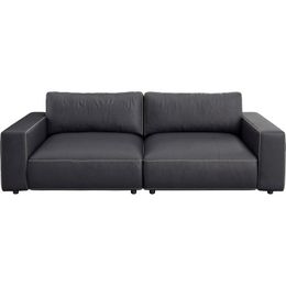 Musterring Big-Sofa &raquo;LUCIA Mega Sofa, hoher Sitzkomfort, Breite 252cm, Kontrastnaht&laquo; in vielen Qualit&auml;ten und 4 unterschiedlichen N&auml;hten, 2,5-Sitzer braun 