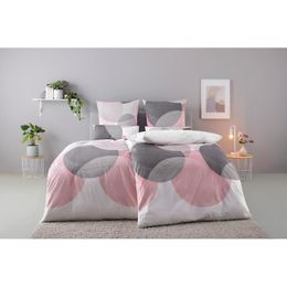 OTTO home Bettw&auml;sche &raquo;Carla ab Gr. 135x200 cm und in drei Qualit&auml;ten&laquo; 2 Stk. 100% Baumwolle, geometrisches Design, Kreise, Bierbaum by OTTO home rosa 