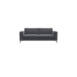 FLEXLUX 2,5-Sitzer &raquo;Fiore, superbequemer Sitzkomfort durch Kaltschaum im Sitz&laquo; breite Armlehnen, F&uuml;&szlig;e Alu+schwarz grau 100% Polyester B/H/T: 196cm x 