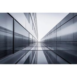 rasch Fototapete &raquo;Young Artists&laquo; gemustert glatt grau B/L: 4,19m x 2,8m, Rollen: 1