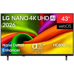 LG DLED-Fernseher &raquo;43NU850B6LA&laquo; 108 cm/43 &prime;&prime; Smart-TV schwarz 4K Super Upscaling und Dynamic Tone Mapping sorgen f&uuml;r optimierte Bilddarstellung sowie 