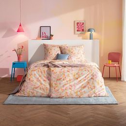Estella Bettw&auml;sche &raquo;Tabby&laquo; 2 Gefertigt aus 100% Baumwolle. Satin, Obermaterial: 100% Baumwolle B/L: 135cm x 200cm, 1 Stk., 1 Stk., Satin, B/L: 80cm x 80cm, 2