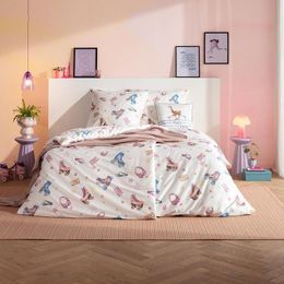Estella Bettw&auml;sche &raquo;Starlight&laquo; 2 Gefertigt aus 100% Baumwolle. bunt Satin, Obermaterial: 100% Baumwolle B/L: 135cm x 200cm, 1 Stk., 1 Stk., Satin, B/L: 80cm x