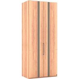 Musterring Kleiderschrank &raquo;Sorrent, Kleiderschrank, teilmassiv Eiche&laquo; mit T&uuml;rd&auml;mpfern, in 5 Breiten & 2 H&ouml;hen, extra B&ouml;den, MADE IN GERMANY, T&uuml;ren in Eiche 