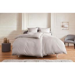 OTTO home Bettw&auml;sche &raquo;Mila ab Gr. 135x200 cm aus 100% Baumwolle&laquo; 2 zeitlos elegante Uni Bettw&auml;sche in verschiedenen Premium Qualit&auml;ten Biber (180g/m&sup2;)