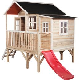 EXIT Spielturm &raquo;Loft 350&laquo; BxTxH: 280x200x225 cm beige Holz Einheitsgr&ouml;&szlig;e