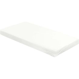 Bierbaum Spannbettlaken &raquo;Biber&laquo; 100% Baumwolle, pflegeleicht, f&uuml;r Matratzen bis 20 cm H&ouml;he wei&szlig; Biber, Obermaterial: 100% Baumwolle B/L: 100cm x 200cm