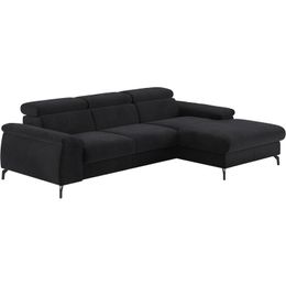 COTTA Ecksofa &raquo;Kitty L-Form, B: 242 cm&laquo; mit Kopfteilverstellung, optional Schlaffunktion & Bettkasten 88% POLYESTER (PES) 12% POLYAMID (PA) B/H/T: 
