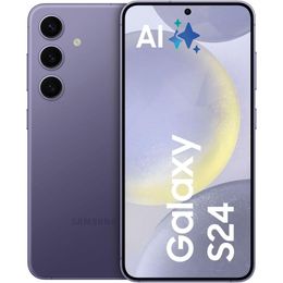 Samsung Smartphone &raquo;Galaxy S24&laquo; Cobalt Violet AI-Funktionen lila 5G, NFC, WLAN, Bluetooth, Gorilla-Glas