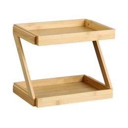 Kesper K&uuml;chenregal &raquo;Aufbewahrungsregal, Bambus, FSC&laquo; 1 Stk. tlg. braun Bambus B/H/T: 31cm x 26cm x 23cm