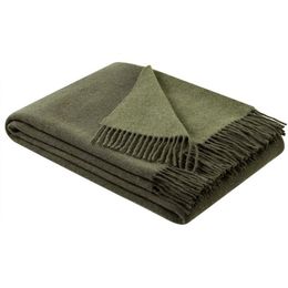Estella Wohndecke &raquo;Erik&laquo; Gefertigt aus 65% Polyester, 35% Baumwolle gr&uuml;n Baumwolle, Polyester B/L: 135cm x 195cm