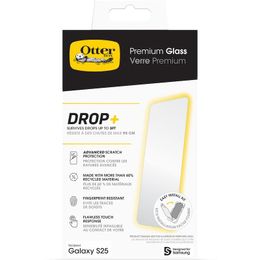 Otterbox Displayschutzglas &raquo;Premium Glass&laquo; f&uuml;r Samsung Galaxy S25 Displayschutzfolie, Schutzfolie, Bildschirmschutz, kratz- & sto&szlig;fest transparent Glas Erh&auml;lt 
