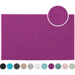 OTTO home Badematte &raquo;Vanessa Chenille Standard, Badvorleger, Badezimmer, Duschvorleger&laquo; H&ouml;he 15 mm rutschhemmend beschichtet fu&szlig;bodenheizungsgeeignet 