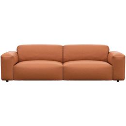 FLEXLUX 3-Sitzer &raquo;Lucera Sofa, super bequem durch hochwertigen Sitzaufbau mit Kaltschaum&laquo; modern & anschmiegsam, Designsofa braun 100% Echteder B/H/T: