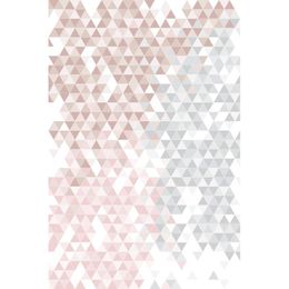 rasch Fototapete &raquo;Young Artists&laquo; Farbverlauf gemustert glatt rosa B/L: 1,86m x 2,8m, Rollen: 1