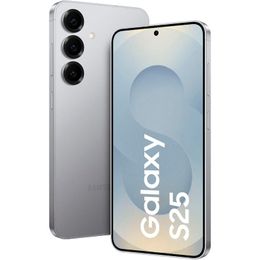 Samsung Smartphone &raquo;Galaxy S25&laquo; Silver Shadow silber 5G, NFC, WLAN, Bluetooth