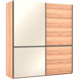Musterring Schwebet&uuml;renschrank &raquo;Sorrent, Kleiderschrank, Schrank, Schiebet&uuml;ren&laquo; Teilmassiv Eiche, MADE IN GERMANY, T&uuml;ren in Eiche massiv mit Kassetten-Optik, 