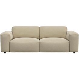 FLEXLUX 2,5-Sitzer &raquo;Lucera Sofa, super bequem durch hochwertigen Sitzaufbau mit Kaltschaum&laquo; modern & anschmiegsam, Designsofa beige 100% Polyester B/H