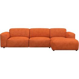 FLEXLUX Ecksofa &raquo;Lucera bequem und komfortabel durch hochwertigen Sitzaufbau, L.Form&laquo; modern & anschmiegsam, Kaltschaum, Stahl-Wellenunterfederung 