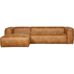 Woood Ecksofa &raquo;Bean Bezug Links mit hoher Sitzkomfort, H 73 x B 305 x T 96/175 cm&laquo; Leder, Tragkraft 400 kg, Gute Verschlei&szlig;festigkeit, pflegeleicht 