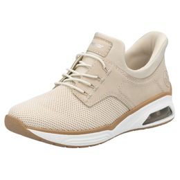Rieker Damen Slip-On Sneaker &raquo;Ready2GO&laquo; , Freizeitsneaker, Halbschuh, Schlupfschuh, Gummizug, Elastikeinstieg beige 42