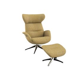 FLEXLUX Relaxsessel &raquo;Fernsehsessel More, ergonomisch, drehbar, robuster Fu&szlig;, Scandi&laquo; Premium Komfort, R&uuml;cken- und Kopfteilverstellung, Drehbar, Fu&szlig; 