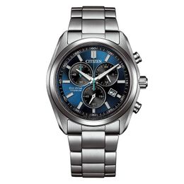 Citizen Herren Chronograph Armbanduhr, Solar, Herrenuhr, analog, Big Date, Stoppfunktion Einheitsgr&ouml;&szlig;e