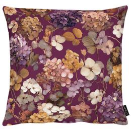 Apelt Dekokissen &raquo;7406&laquo; inclusive Soft-Kissenf&uuml;llung 100% PES lila Mischgewebe B/L: 48cm x 48cm, 1 Stk.