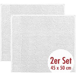 OTTO home Badematte &raquo;Vanessa Chenille Standard, Badvorleger, Badezimmer, Duschvorleger&laquo; H&ouml;he 15 mm rutschhemmend beschichtet fu&szlig;bodenheizungsgeeignet 