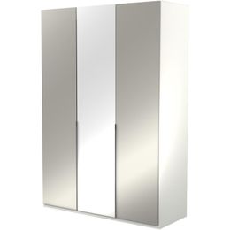 Musterring Kleiderschrank &raquo;San Diego, Kleiderschrank, Schrank, Garderobe, mit Glast&uuml;ren&laquo; 1 Stk. tlg. 3-t&uuml;rig (ged&auml;mpft), 4 B&ouml;den, 2 Kleiderstangen, Chromgriffe 