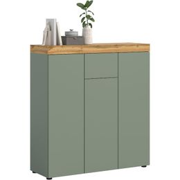 OTTO home Highboard &raquo;MAMBO, TOPSELLER!, Breite 105cm, 3 T&uuml;ren, 1 Schubkasten, 9 F&auml;cher&laquo; 1 Stk. tlg. Kommode, Sideboard, Wohnzimmer, Schlafzimmer B/H/T