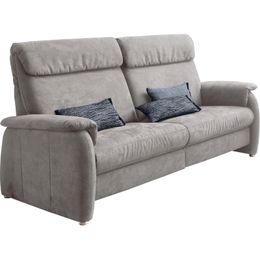 Home Affaire 2-Sitzer &raquo;Turin&laquo; mit motorischer Relaxfunktion, auch in Leder grau B/H/T: 155cm x 107cm x 97cm, Leder SOFTLINE,mit Relaxfunktion rechts
