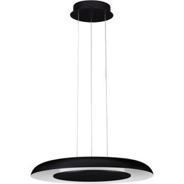 NOVA LUCE Pendelleuchte &raquo;EPOS&laquo; LED-Modul 1 Stk. warmwei&szlig; - kaltwei&szlig; schwarz 1, &Oslash; 60cm H: 145cm, 1 Stk.