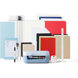 Schneideplotter &raquo;Joy 2 + Essential-Bundle&laquo; blau Kunststoff Drucke dein Design mit deinem Tintenstrahldrucker aus, dann erkennt deine CRICUT Maschine 