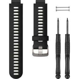 Garmin Smartwatch-Armband &raquo;Schwarzes/Graues Uhrenarmband&laquo; schwarz Silikon