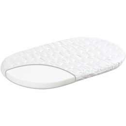 Tr&auml;umeland Babymatratze &raquo;Kleine Matratze Wash&laquo; 5 cm hoch 1 Stk. tlg. oval wei&szlig; Bezug: 100% Baumwolle 1 (0 kg - 65 kg), 5cm, Polyester Bezug, Material oben: 