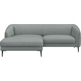 FLEXLUX Ecksofa &raquo;Belle Designsofa, bequem durch Kaltschaum im Sitz&laquo; Skandinavisches Design, In hochwertiger Verarbeitung, B/T 218/149 cm blau 62% 