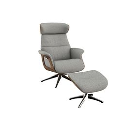 FLEXLUX Relaxsessel &raquo;R&uuml;cken u. Kopfverstellung, ergonomisch, Airchannels, klasse Komfort&laquo; R&uuml;cken- & Kopfteilverstellung, Drehbar, Armlehne Walnuss, 