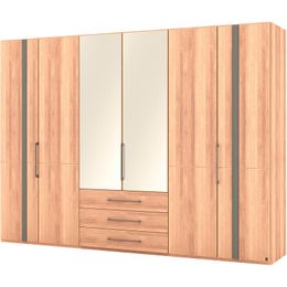 Musterring Kleiderschrank &raquo;Sorrent, Kleiderschrank, teilmassiv Eiche&laquo; mit T&uuml;rd&auml;mpfern, mit Schubladen, extra B&ouml;den, MADE IN GERMANY, T&uuml;ren in Eiche massiv und 