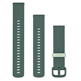 Uhrenarmband &raquo;Silikon Schnellwechsel-Armband 20 mm&laquo; gr&uuml;n Silikon Passend f&uuml;r verschiedene Garmin Modelle
