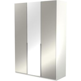 Musterring Kleiderschrank &raquo;San Diego, Kleiderschrank, Schrank, Garderobe, mit Glast&uuml;ren&laquo; 1 Stk. tlg. 3-t&uuml;rig (ged&auml;mpft), 4 B&ouml;den, 2 Kleiderstangen, Chromgriffe 