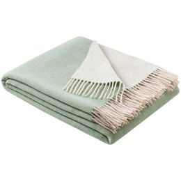 Estella Wohndecke &raquo;Erik&laquo; Gefertigt aus 65% Polyester, 35% Baumwolle gr&uuml;n Baumwolle, Polyester B/L: 135cm x 195cm