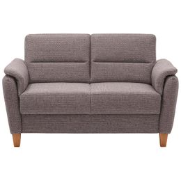 Home Affaire 2-Sitzer &raquo;Palmera, B: 149 cm&laquo; mit Federkern braun 100% Polyester;Struktur (100% Polyester);Luxus-Microfaser in Lederoptik (100% Polyester