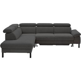 Home Affaire Ecksofa &raquo;Arnayon mit Querschl&auml;fer-Bettfunktion, Schlafsofa, gro&szlig;er Bettkasten&laquo; manuelle Kopfteilverstellung, Tonnentaschen-Federkern, 