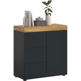 OTTO home Kommode &raquo;MAMBO, TOPSELLER!, Breite 77 cm, 1 T&uuml;r, 1 Einlegeboden, 3 Schubk&auml;sten&laquo; 1 Stk. tlg. Kommode, Anrichte, Wohnzimmer, Schlafzimmer 